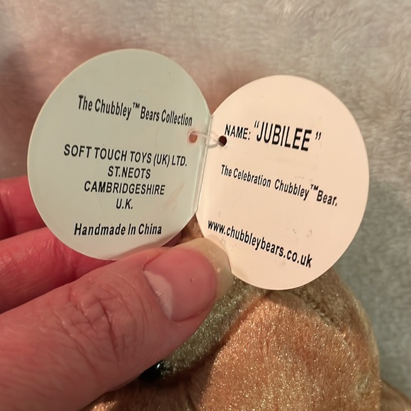 Soft Touch Toys | Toys | 202 Chubbley Bear Jubilee The Celebration Bear ...